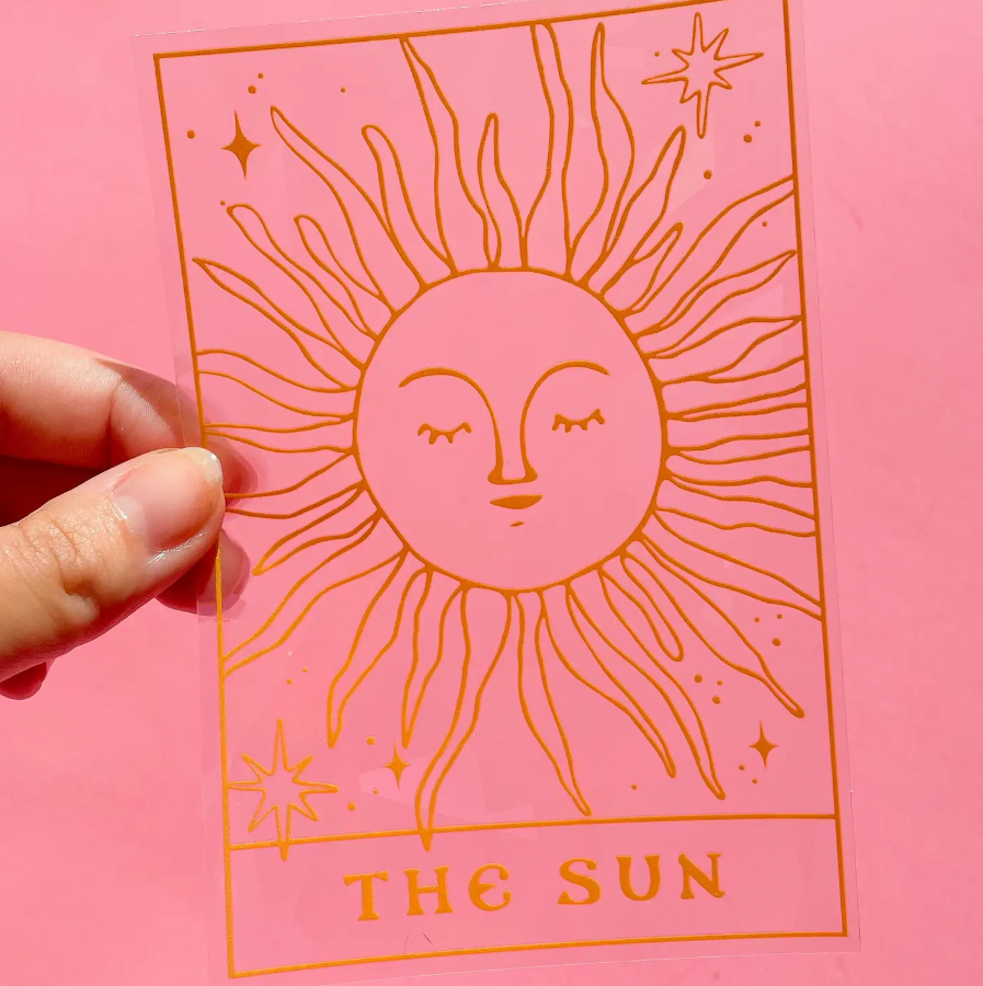Sun Tarot Card Suncatcher – Sierra Winter