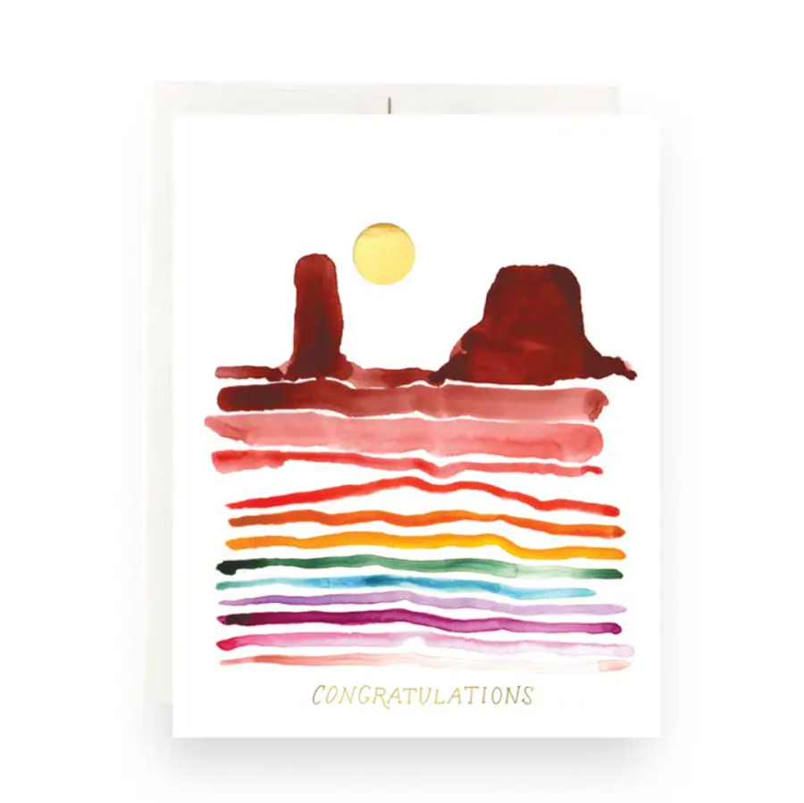 Rainbow Congratulations Card – Sierra Winter